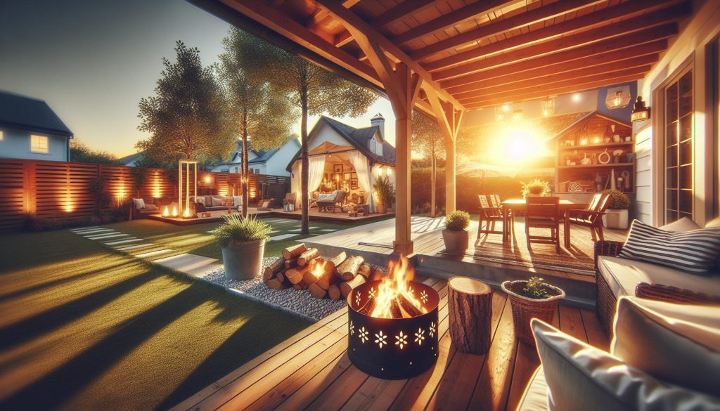 Fire Pit Under Covered Patio: What You Need To Know • Fun-Backyard ...