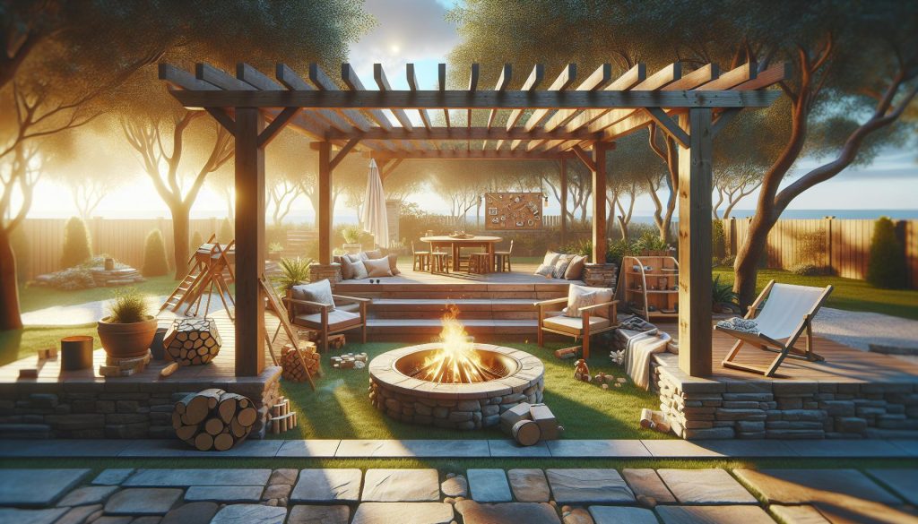 Fire Pit Under Pergola Safe? Essential Safety Guidelines • Fun-Backyard ...