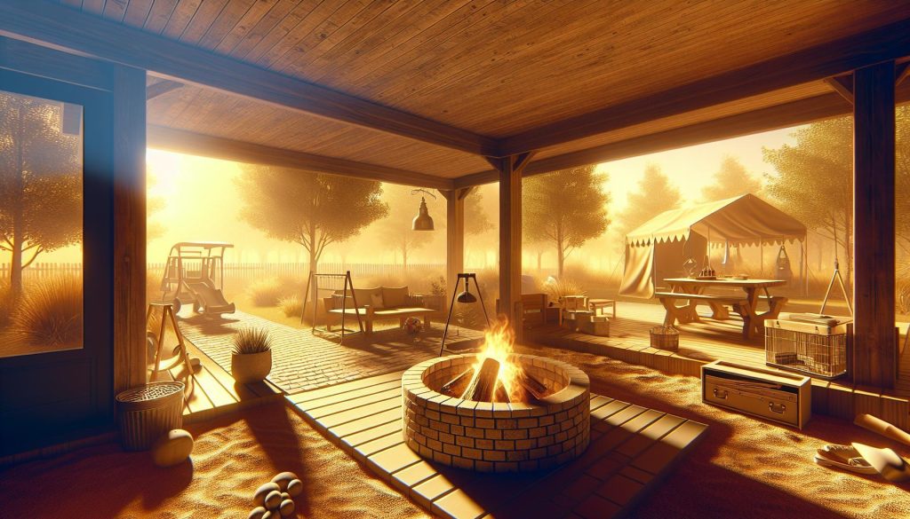 Fire Pit Under Covered Porch: Safety Rules & Creative Ideas • Fun ...